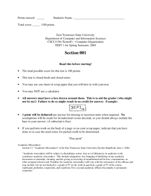 Fillable Online You may use one sheet of scrap paper that you will turn ...