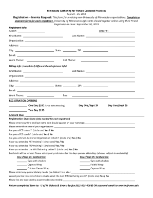 Fillable Online Invoice Request Form (Single Item) - UMN Policy Library ...