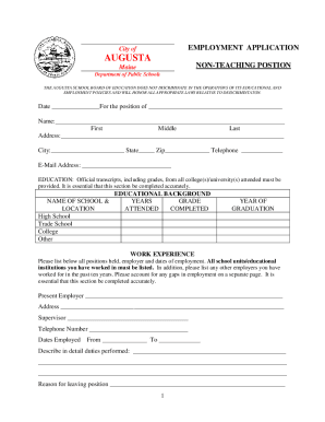 Fillable Online Providence School Board Application Fax Email Print ...