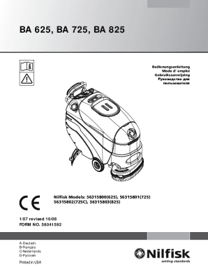 Fillable Online BA 625, BA 725, BA 825 Fax Email Print - pdfFiller