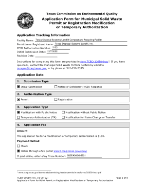 Fillable Online TCEQ Core Data Form Instructions - Texas.gov Fax Email ...