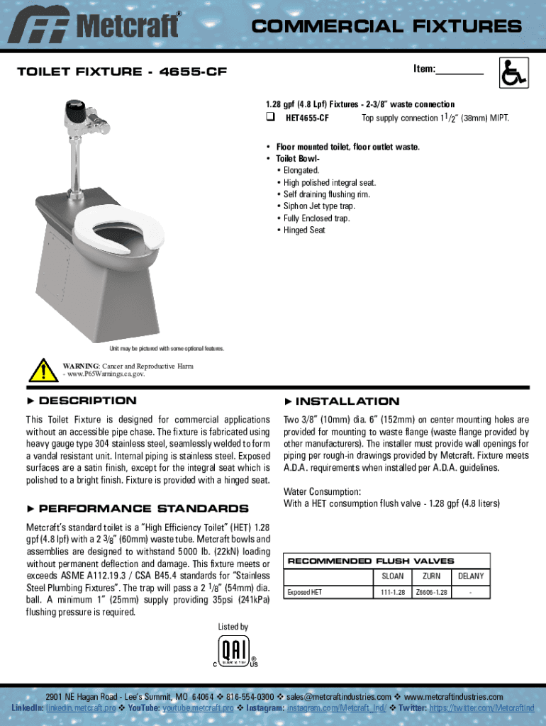 Fillable Online Floor Mounted Toilet - Stainless Steel Toilet Fax Email ...