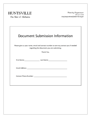 Fillable Online HUNTSVILLE HISTORIC PRESERVATION COMMISSION. HHPC ...