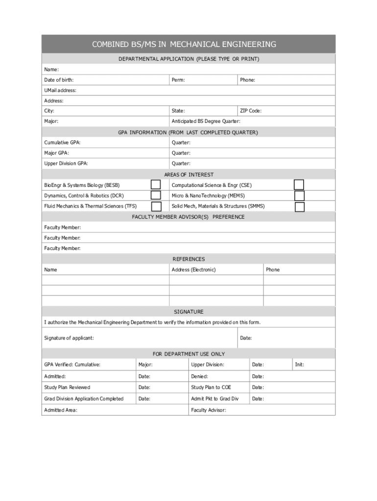 Fillable Online PHD Mechanical Engineering Personal Statement of ... Fax Email Print - pdfFiller