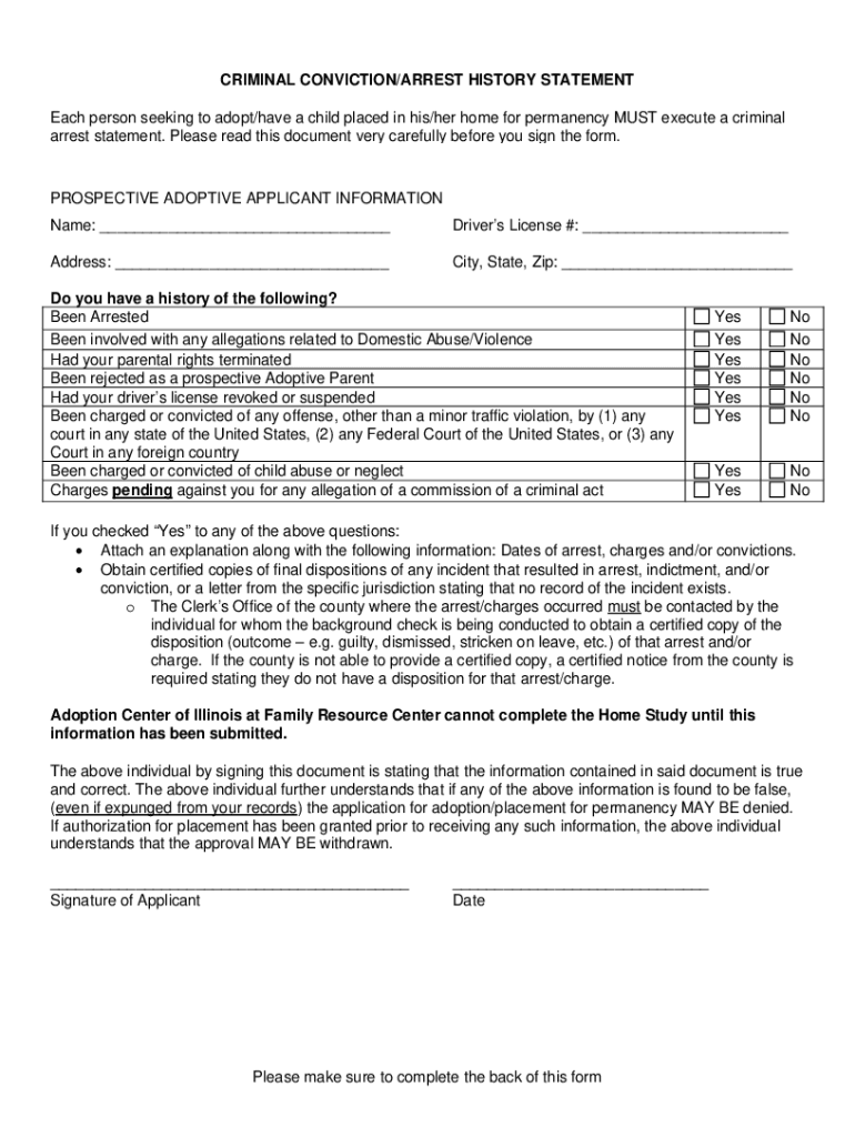 Fillable Online Affidavit of Criminal.doc Fax Email Print - pdfFiller