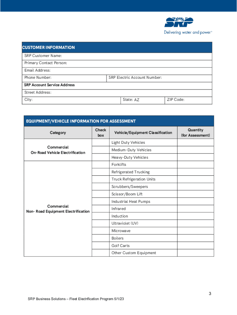 Fillable Online Salt River Project (SRP) - Alternative Fuels Data ...