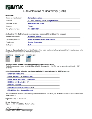 Fillable Online EU DECLARATION OF CONFORMITYEmerson Fax Email Print ...