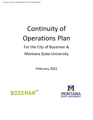 Fillable Online Montana YIKES Planning Guide for Emergency Response ...