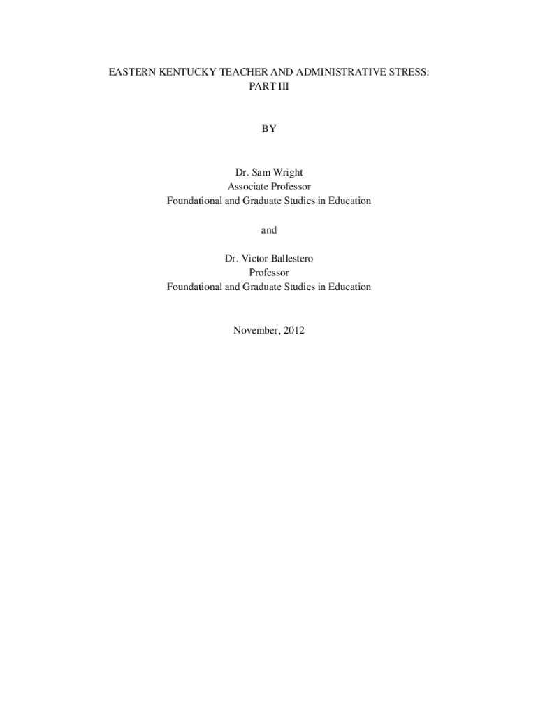 Fillable Online EASTERN KENTUCKY TEACHER AND ADMINISTRATIVE ... Fax Email Print - pdfFiller