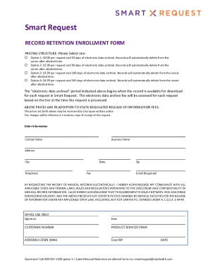 Fillable Online Smart Request - Revere Health Fax Email Print - pdfFiller