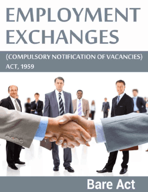 Fillable Online the employment exchanges (compulsory notification of ...