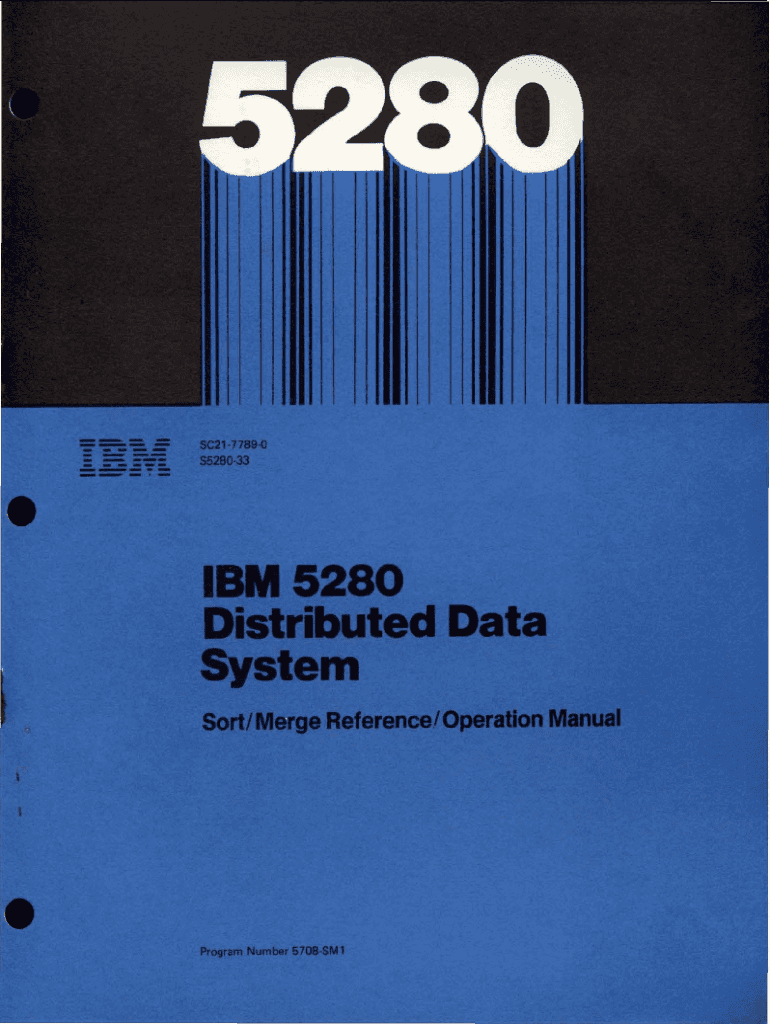 Fillable Online IBM 5280 Distributed Data System Fax Email Print ...