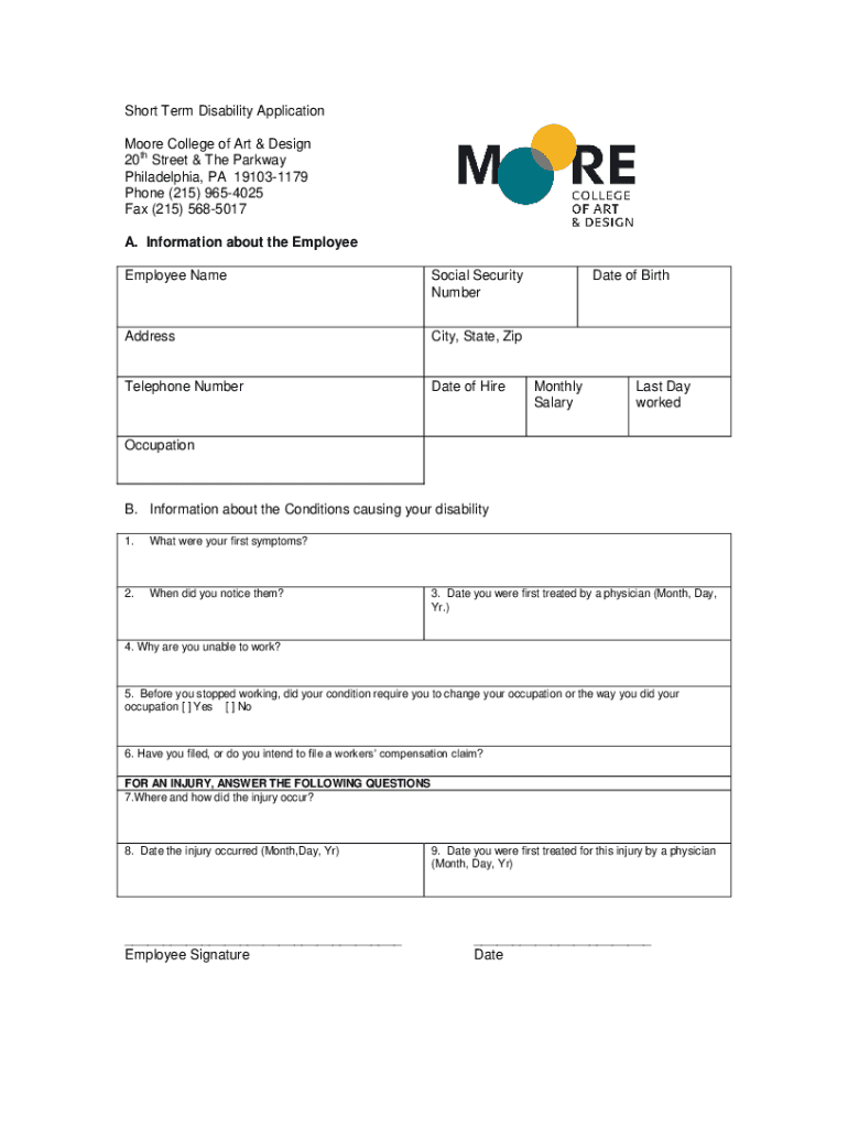 Fillable Online Request for Disability Services Form Fax Email Print ...