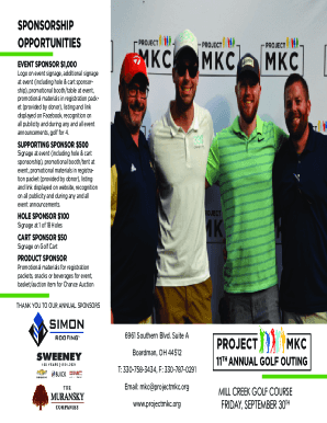 Fillable Online LUNCH SPONSOR Fax Email Print - pdfFiller