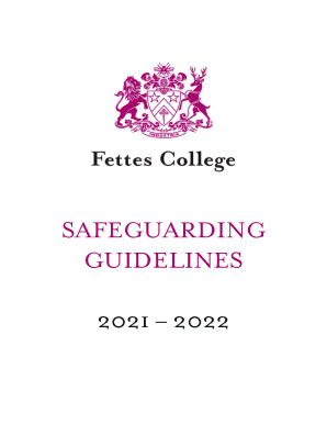 Fillable Online Child and Adult Safeguarding Policy and Procedures Fax ...