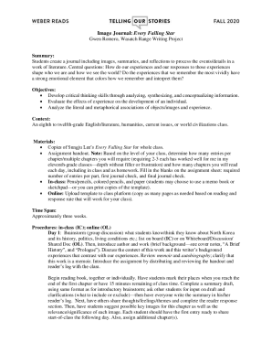 Fillable Online Image Journal: Every Falling Star Fax Email Print ...