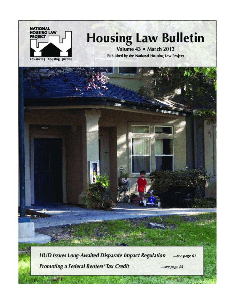 Fillable Online The Low Income Housing Tax Credit Program and the Civil ...