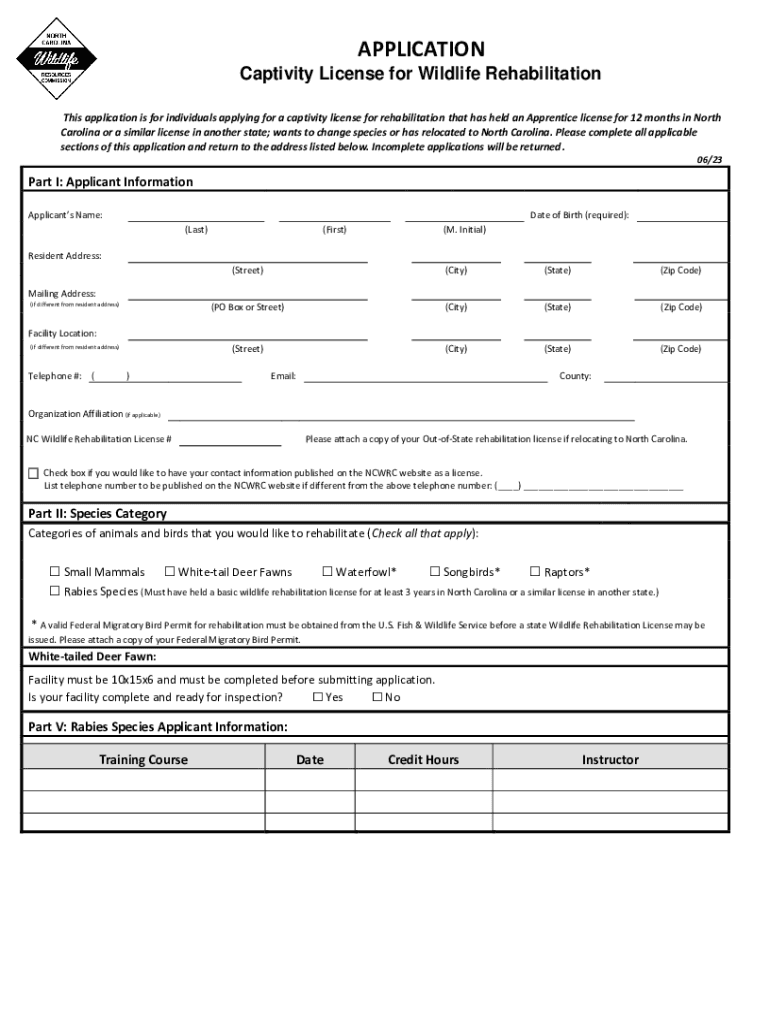 Fillable Online Fiscal Note for Proposed Wildlife Captivity and ... Fax ...