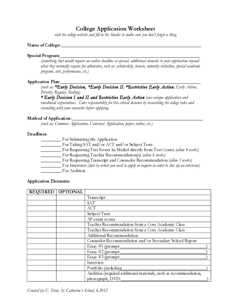 Fillable Online College Admission Glossary: Learn the Lingo - BigFuture ...