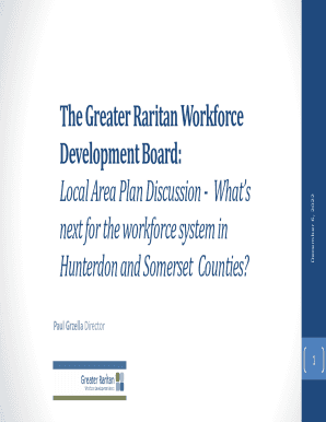 Fillable Online Greater Raritan Workforce Development Board Sending ...