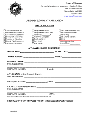 Fillable Online Precise Development Plan Application Form Fax Email ...