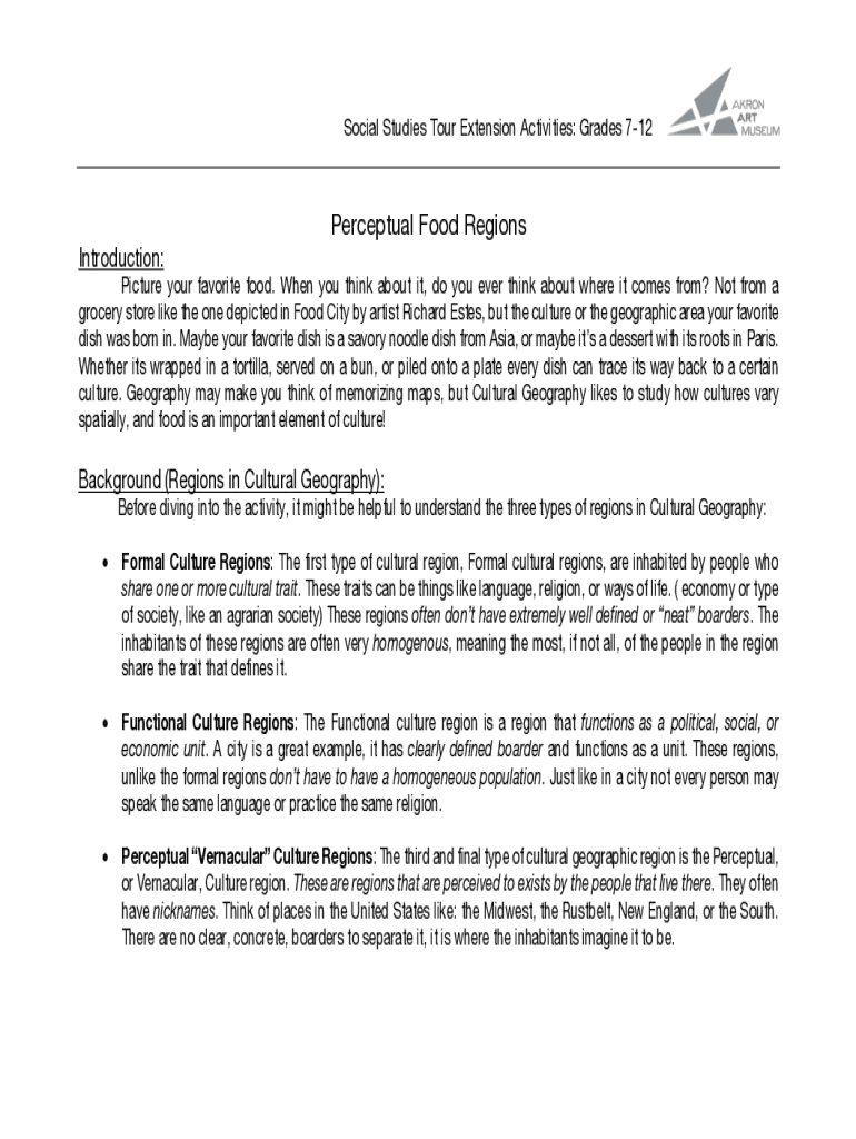 Fillable Online Where Did Foods Originate? (Foods of the New ... Fax ...