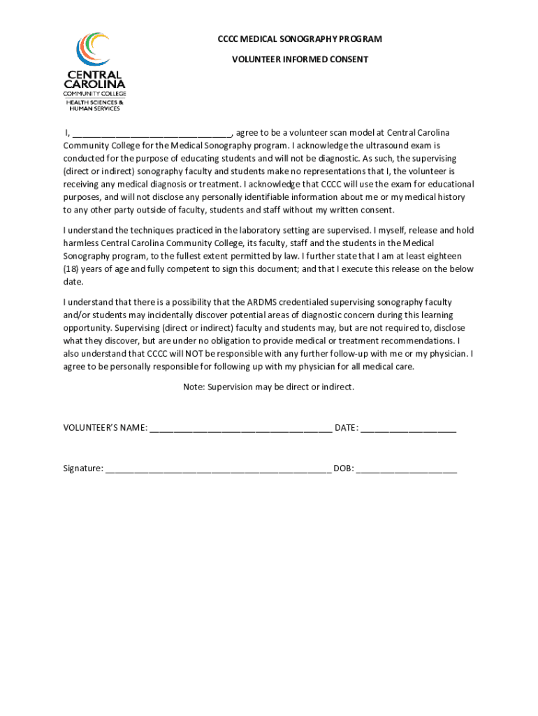Fillable Online Volunteer Form (pdf) Fax Email Print - pdfFiller