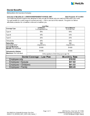 Fillable Online the MetLife Standard Template Fax Email Print - pdfFiller