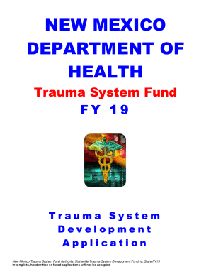 Fillable Online Trauma System Development Fund Fax Email Print - pdfFiller