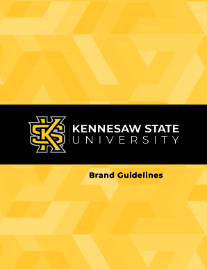 Fillable Online Visual Identity Program - Kennesaw State University Fax ...