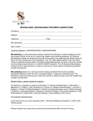 Fillable Online Printable Microblading Consent Form - Fill Online ...