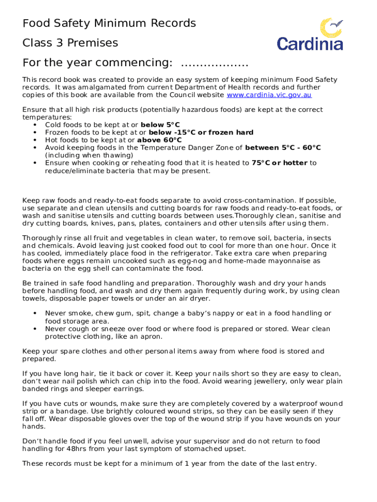 Full Text of the Food Safety Modernization Act (FSMA) Doc Template ...