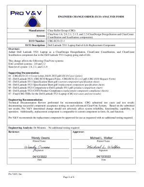 Fillable Online ECO Analysis Form CBG ECO 22-1.pdf Fax Email Print ...
