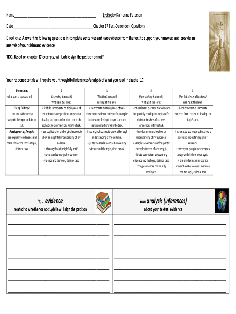 Fillable Online How do the characters, setting, and plot interact in ...