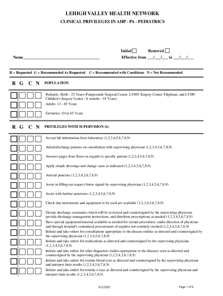 Fillable Online clinical privileges in ahp - pa - cardiology Fax Email ...