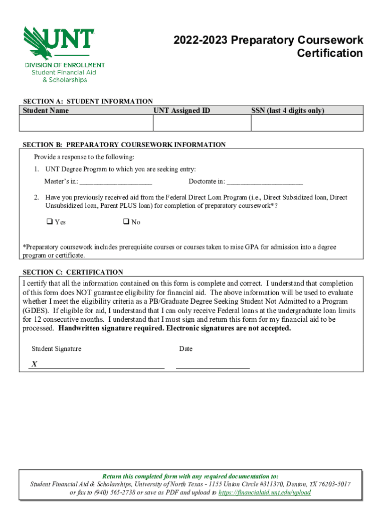 Fillable Online 22-23 FPBC 12-mo Prep Work Cert.doc Fax Email Print ...