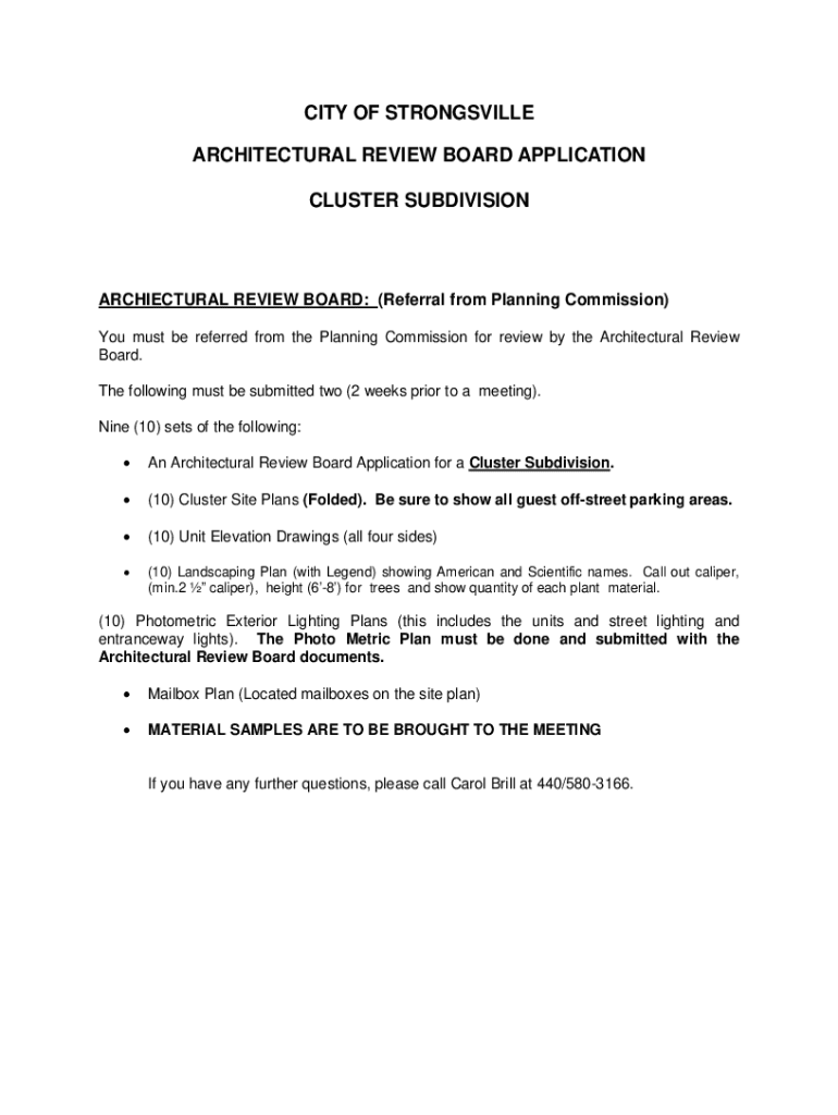 Fillable Online ARCHITECTURAL REVIEW BOARD APPLICATION ... Fax Email ...