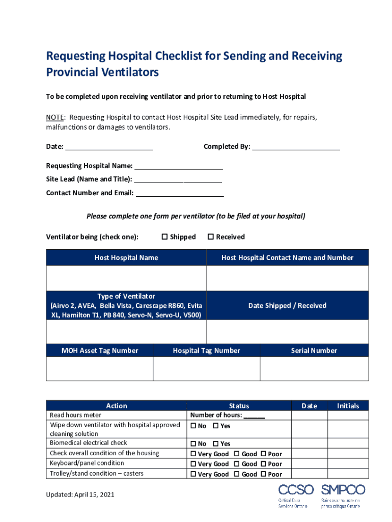 Fillable Online Transition from in-hospital ventilation to home ventilation Fax Email Print ...