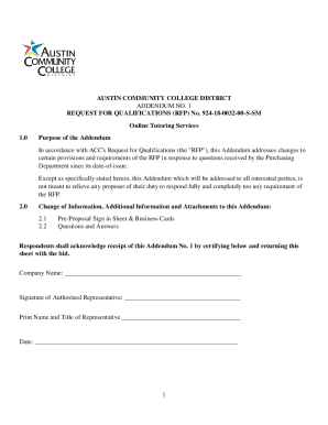 Fillable Online Notice of Request for Qualification (RFQ) Architectural and ... Fax Email Print ...
