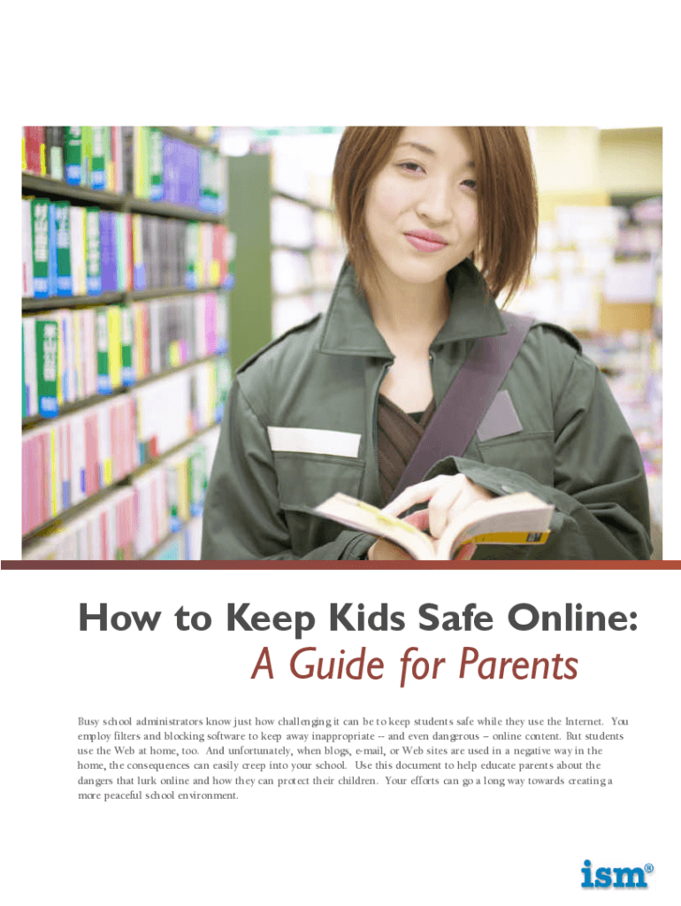 Fillable Online Keep your kids safe online: Internet safety at school ...
