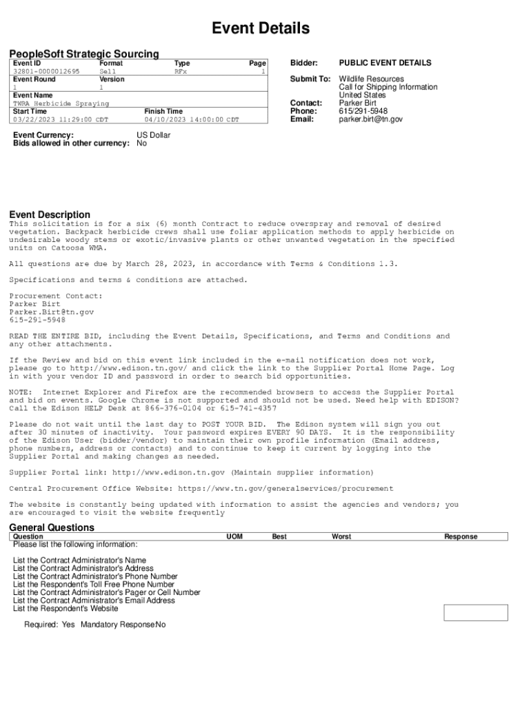 Fillable Online Procurement PeopleSoft Guides - IDOA Fax Email Print - pdfFiller