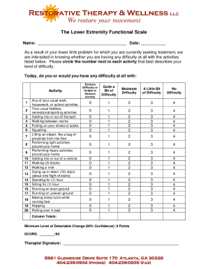 Fillable Online Restorative Therapy and Wellness Fax Email Print ...