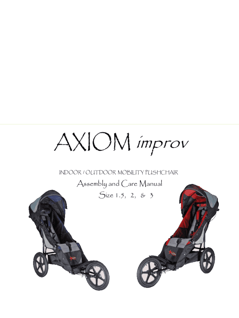 Fillable Online Adaptive Star Axiom Improv Push ChairAxiom Brochure ...