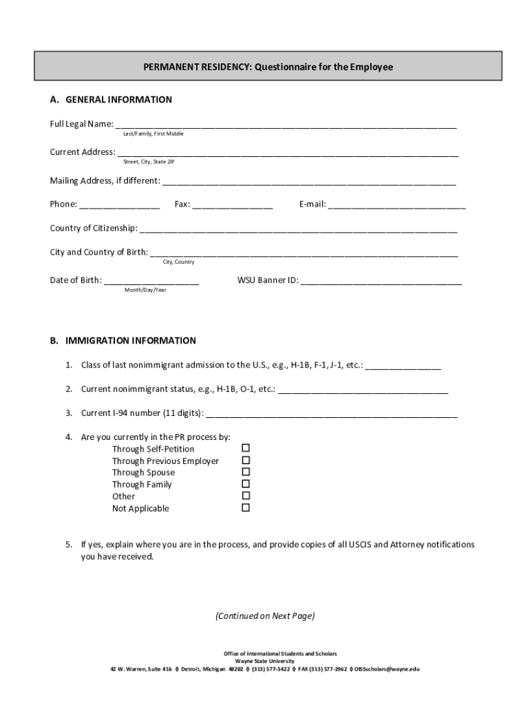 Fillable Online Immigration and visa forms Fax Email Print - pdfFiller