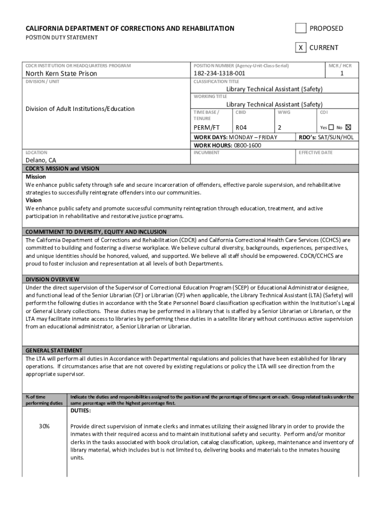 Fillable Online North Kern State Prison (NKSP) Fax Email Print - pdfFiller