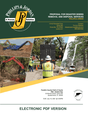 Fillable Online Notice of Request for Proposals- Disaster Debris Removal ... Fax Email Print ...