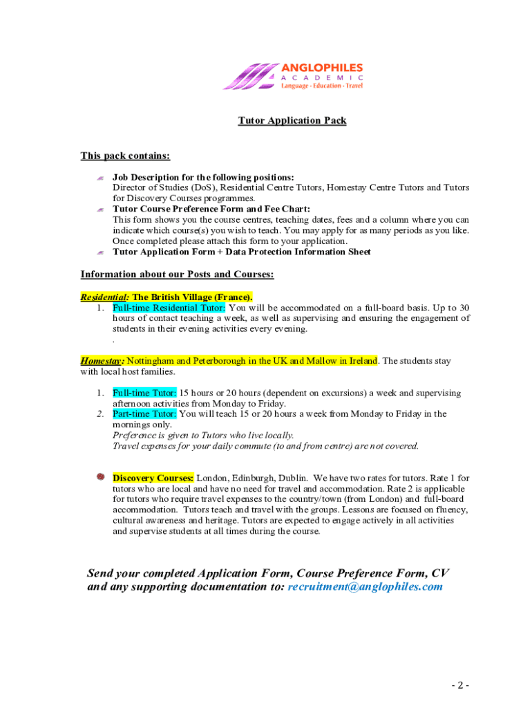 Fillable Online Send your completed Application Form, Course Preference ... Fax Email Print ...