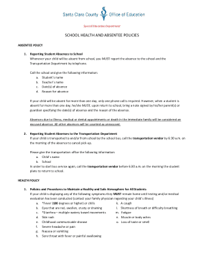 Completable En línea Attendance and Truancy Fact Sheet Fax Email ...