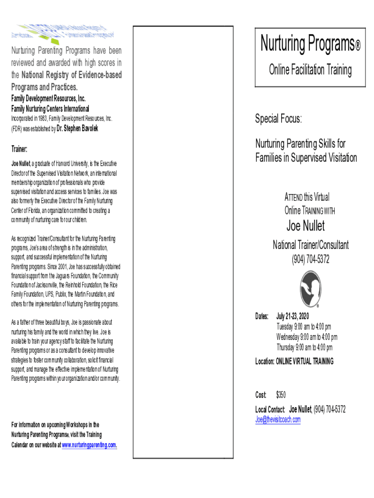 Fillable Online The Nurturing Parenting Programs and the Six Protective ...