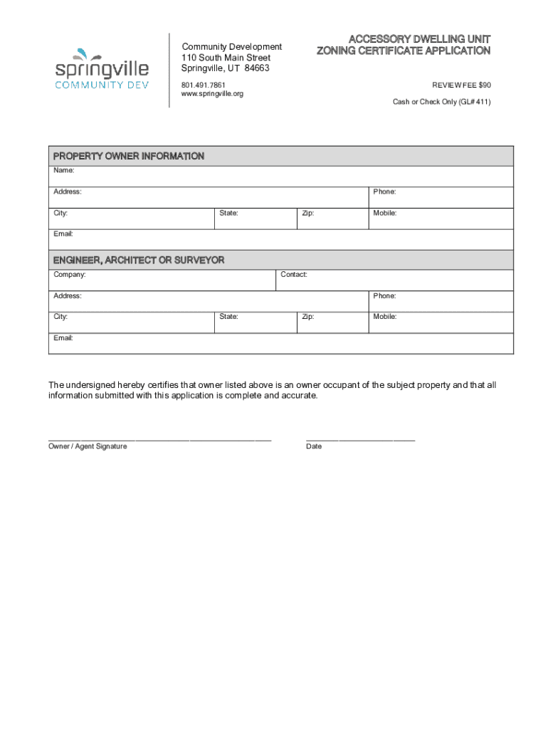 Fillable Online ADU-Certificate-Application-01-28-2021.pdf Fax Email ...